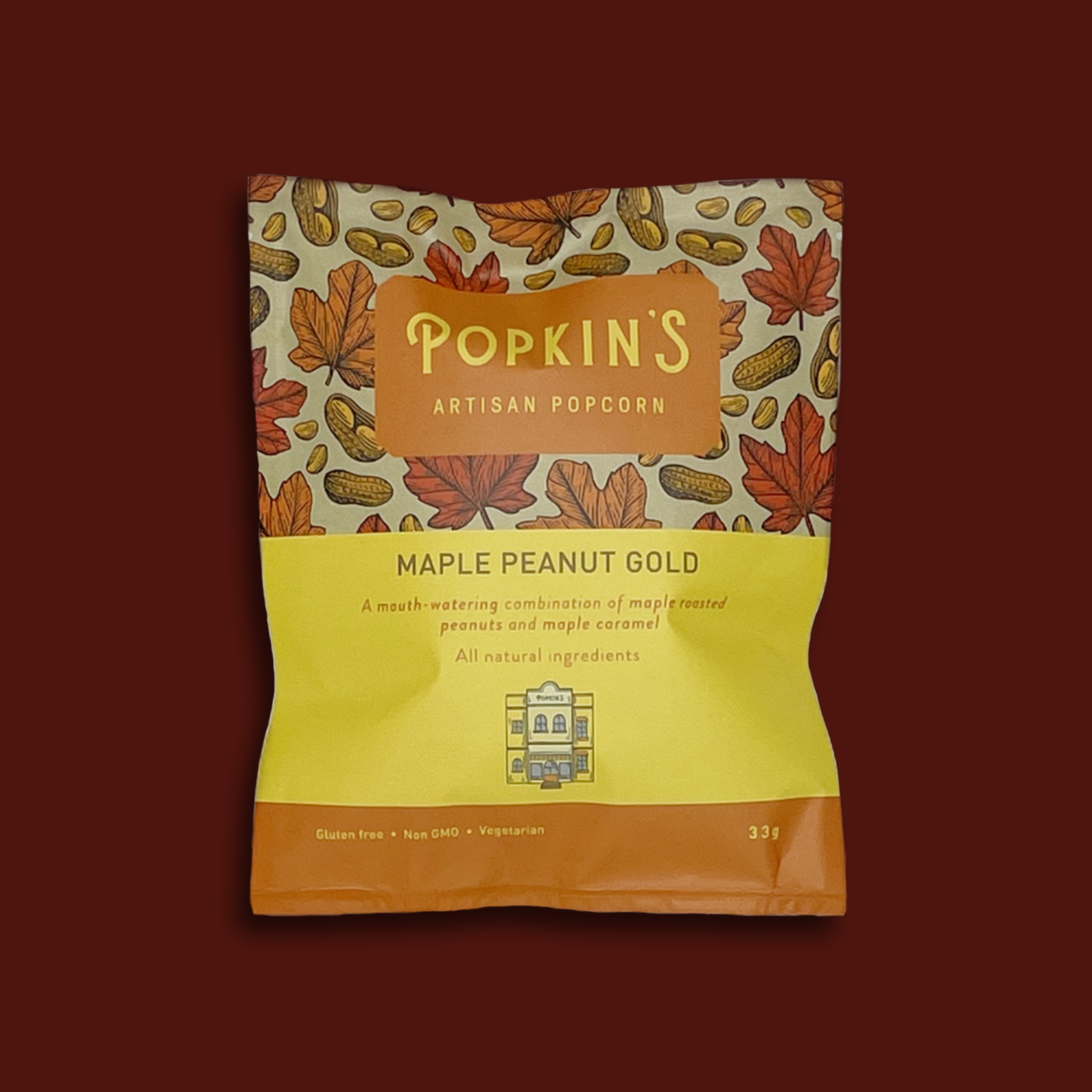 Maple Peanut Gold | Popkin's Artisan Popcorn