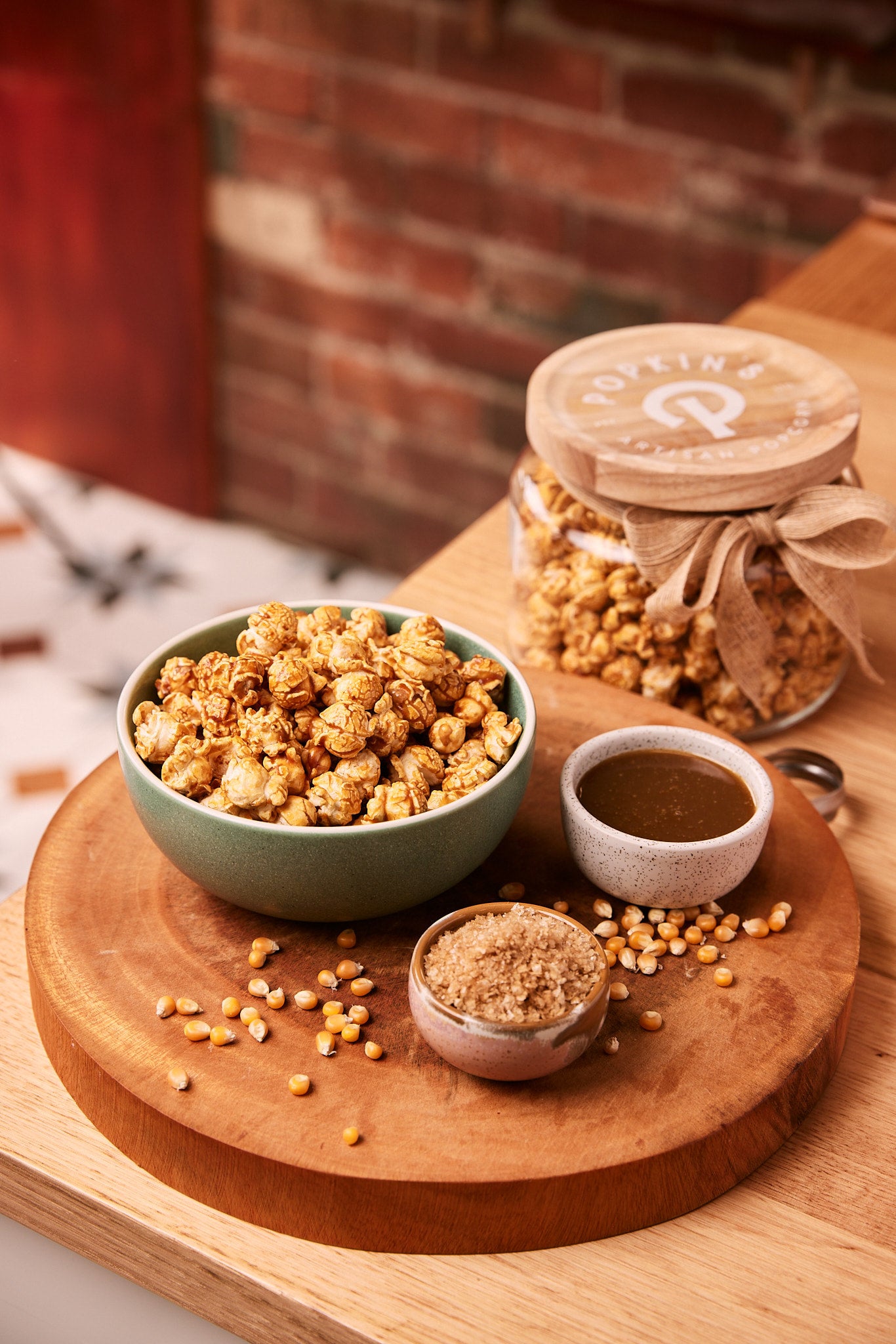 Popkin's Smoked Salted Caramel: Unique Delight | Popkin's Artisan Popcorn